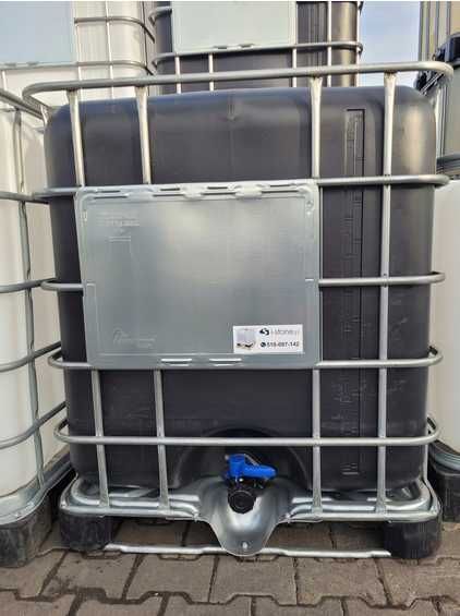 Kontener IBC zbiornik 1000l mauser beczka mauzer NOWY czarny Poznań ...