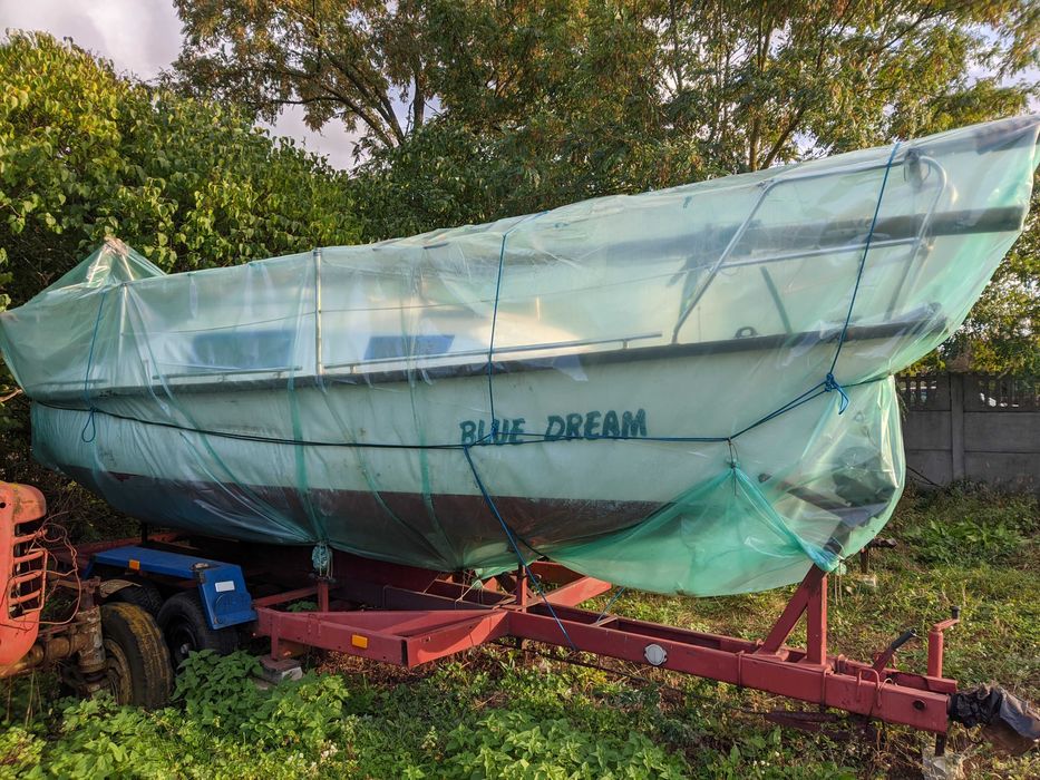 Jacht Giga 2 wraz z przyczepą prod. Niewiadów Aleksandrów Kujawski • OLX.pl