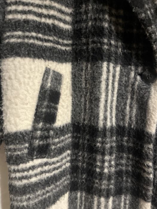 Długi płaszcz oversize z dodatkiem wełny Czersk • OLX.pl