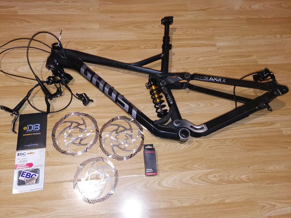 Frameset GHOST SL AMR X 5.9 AL damper, hamulce, sztyca, stery, mostek Piotrków Trybunalski • OLX.pl