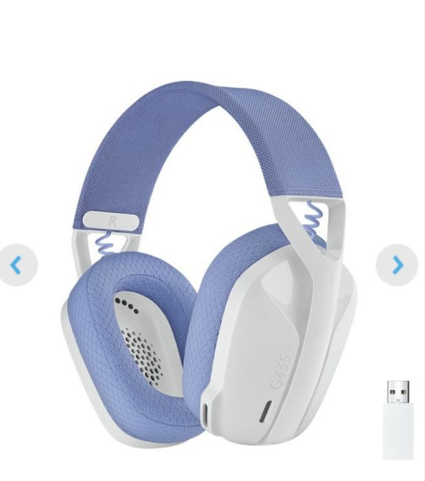 Наушники Logitech G435 Lightspeed Wireless Gaming Headset White - Навушники Суми на Olx