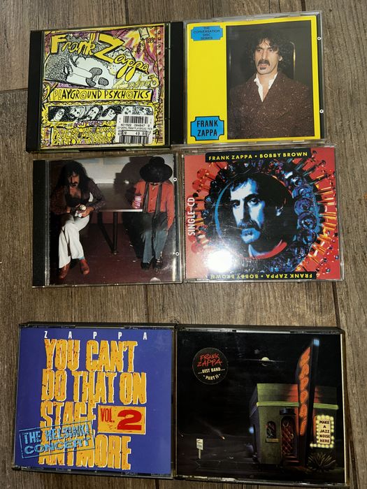 Frank Zappa 6 albumów (8 płyt CD) oryginalne stan bdb cena za komplet ...
