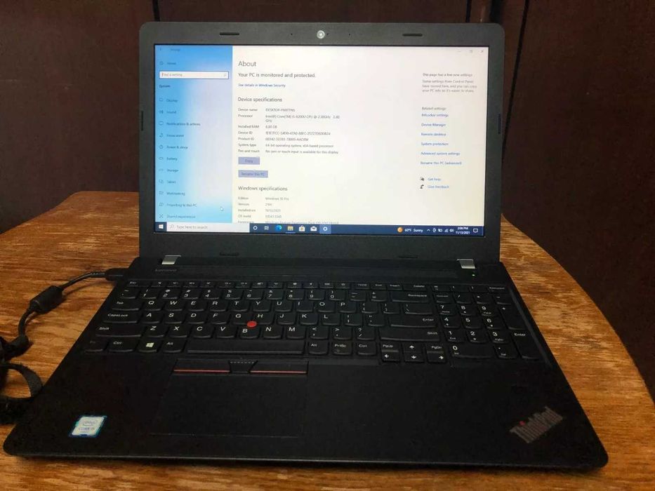 Lenovo ThinkPad E570 15.6" i5-6200U 8gb 500gb акб 89%: 4 000 грн. - Ноутбуки Київ на Olx