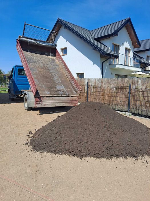 Ziemia ogrodowa siana, czarnoziem, humus, pod trawnik, pod warzywa ...