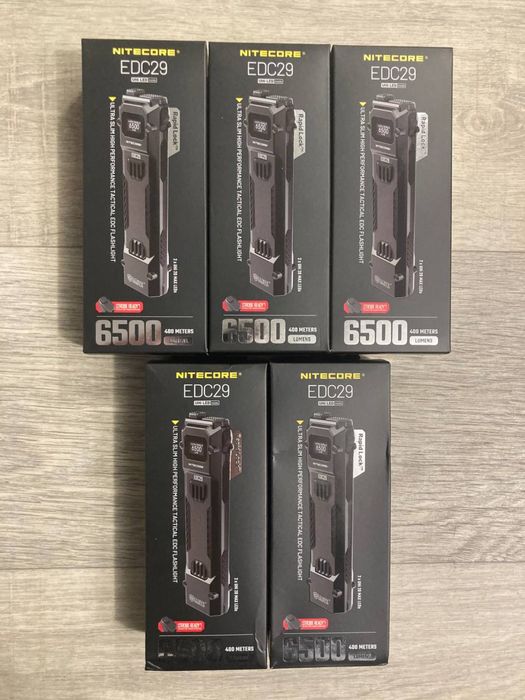 Ліхтар Nitecore EDC29 (USB-C, OLED дисплей) з акумулятором: 3 599 грн ...