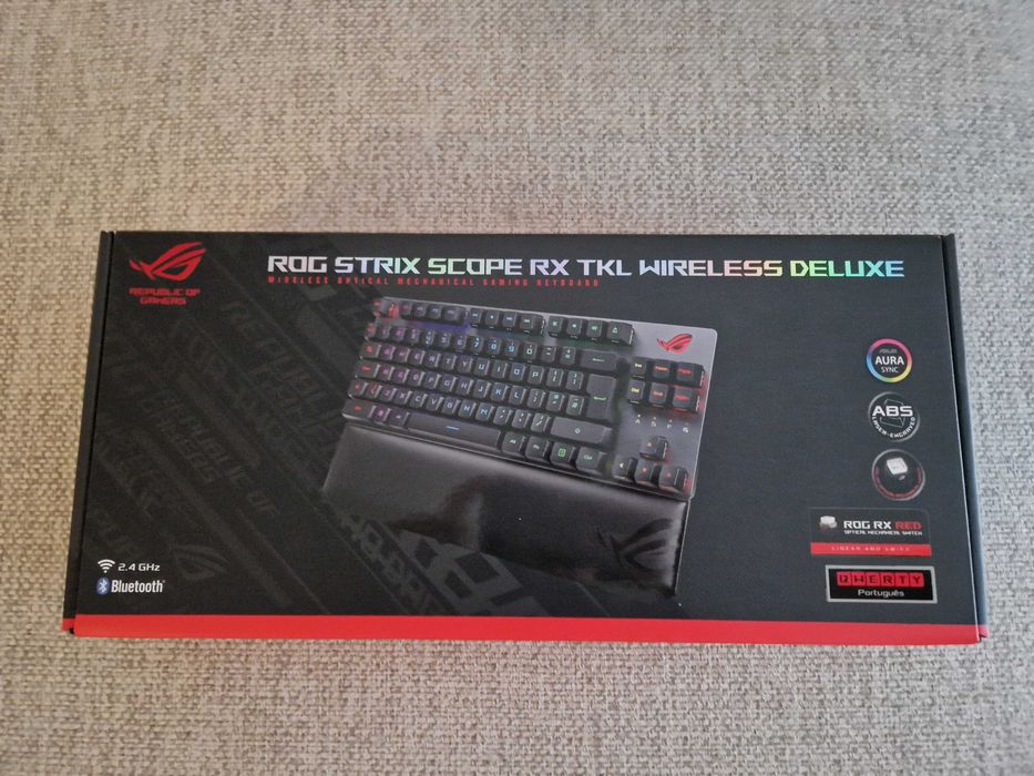 Teclado Asus ROG Strix Scope RX TKL Wireless Deluxe Rio Tinto • OLX.pt