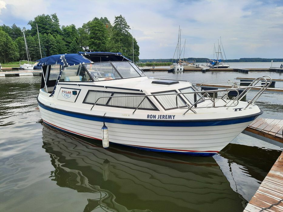 Łódź motorowa POLAR 770 komfortowy houseboat YANMAR 45KW Węgorzewo • OLX.pl