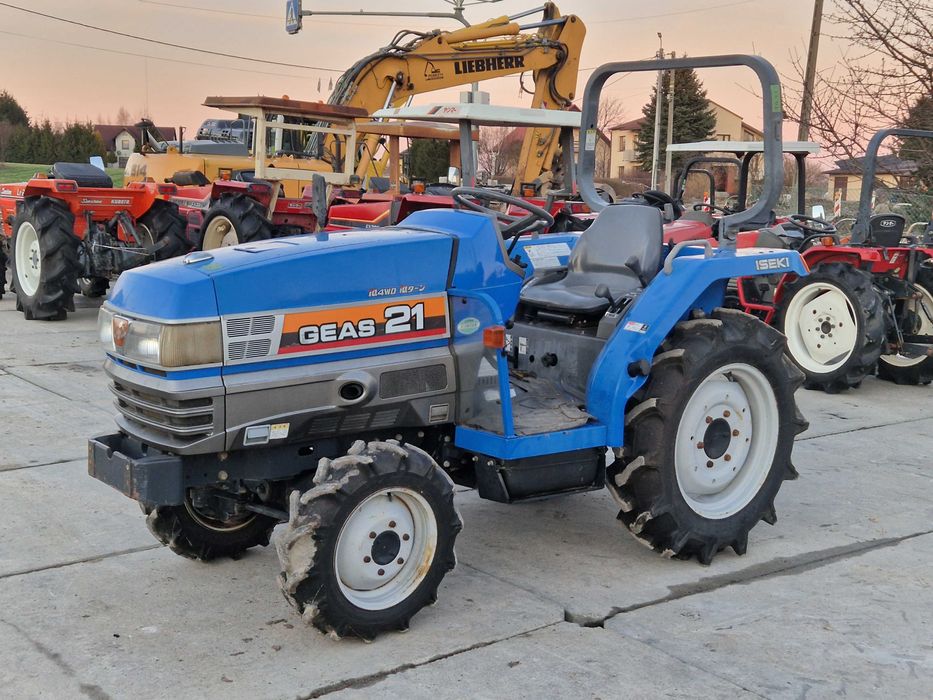 Traktorek japoński Iseki Geas 21 21KM wspomaganie rewers 4x4 Janów Lubelski • OLX.pl