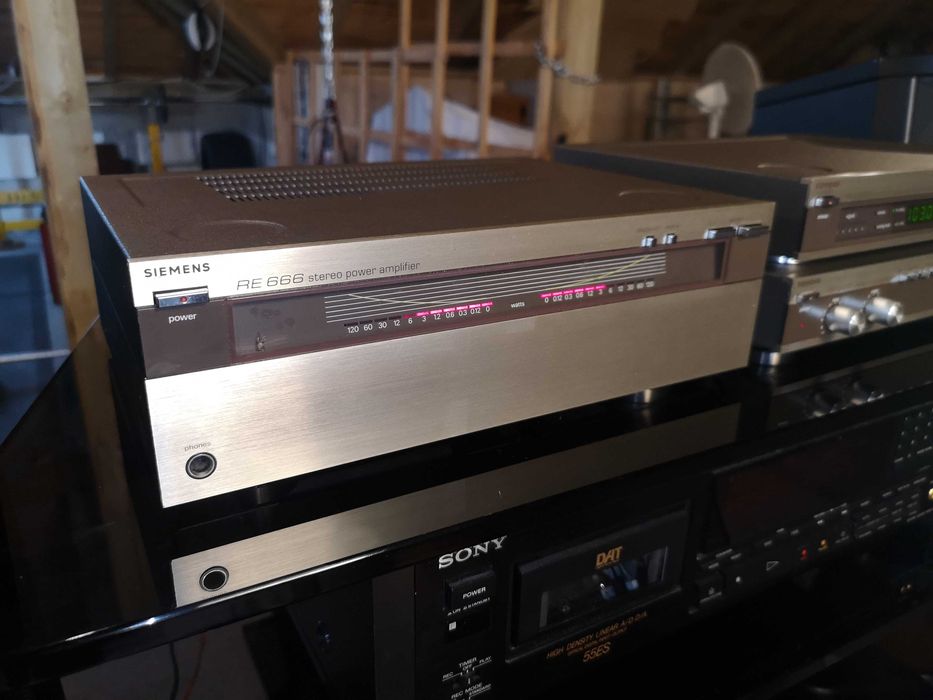 Wieża stereo Siemens 666 karton nowe piec pre tuner gramofon monitory ...
