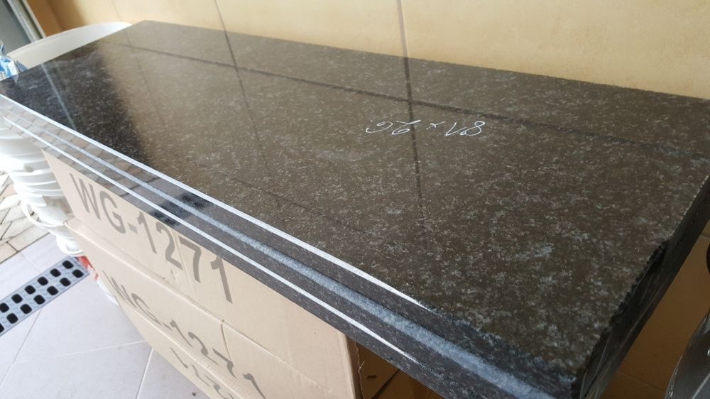 Nero Impala parapety Granit 1 sztuka z okapnikiem polerowane Nowe Rabka ...