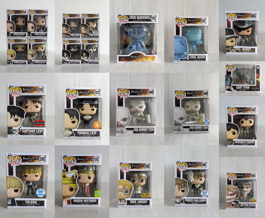 Funko Pop Аніме Атака Титанів, Demon Slayer, One Piece, Pokemon, інші: 550 грн ...