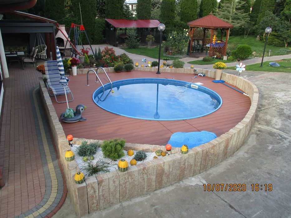 Basen głęboki okrągły Kolam 5x1,5m MONTAŻ 2023 Komorniki • OLX.pl