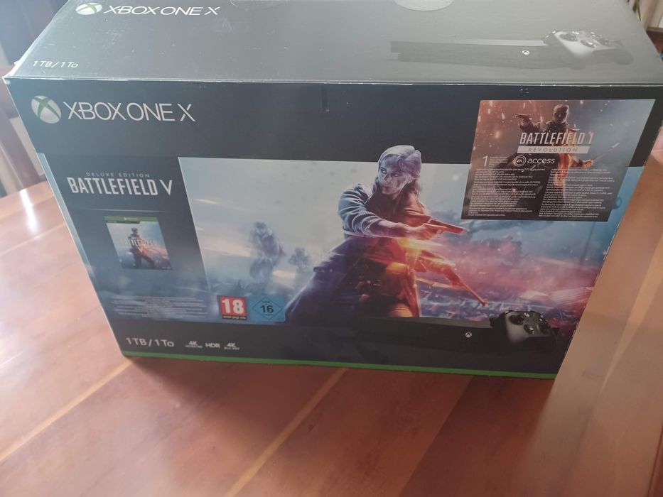 X BOX One X como nova! Edição especial com comando e com 4 Jogos ...