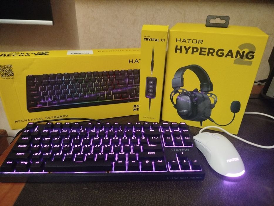 Топовий ігровий набір Hator!: 800 грн. - Периферійні пристрої Вишгород на Olx