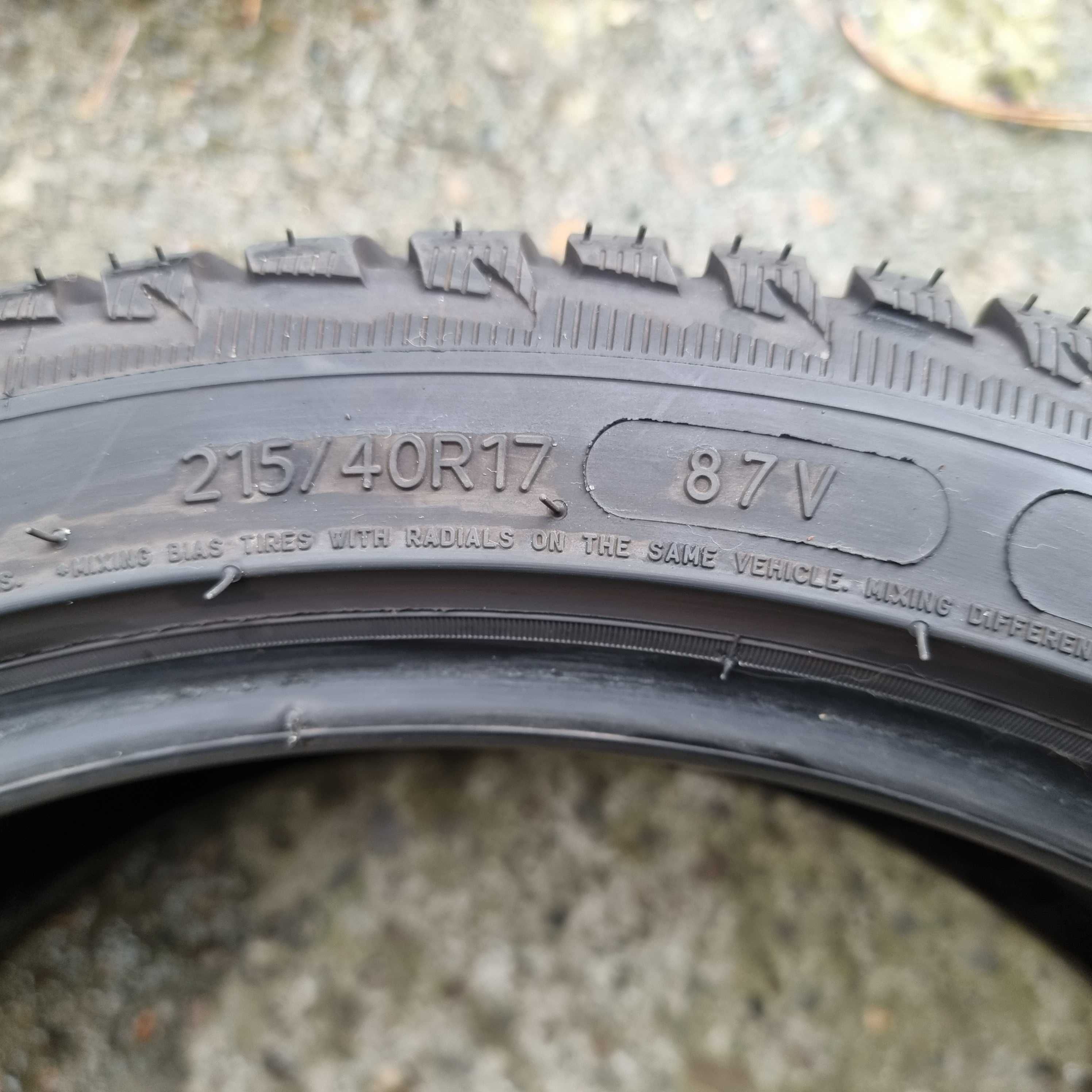 215/40R17 Michelin Alpin 5 * Rant * ZIma* 7mm bieżnika * ** # 274 K ...