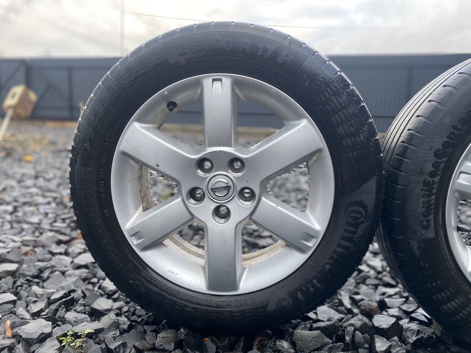 Диски колеса титани Ніссан Кашкай R17 5*114.3 Nissan Qashqai j10: 125 ...