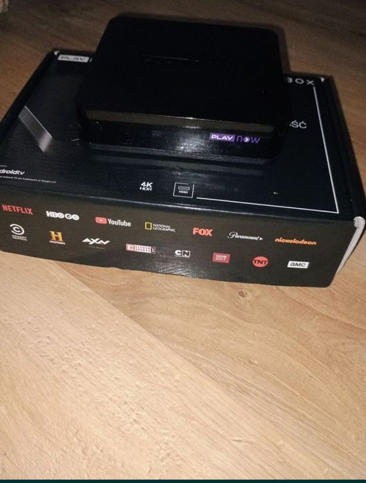 Smart TV Android Netflix Play now box dekoder Google HBO Disney+ ...