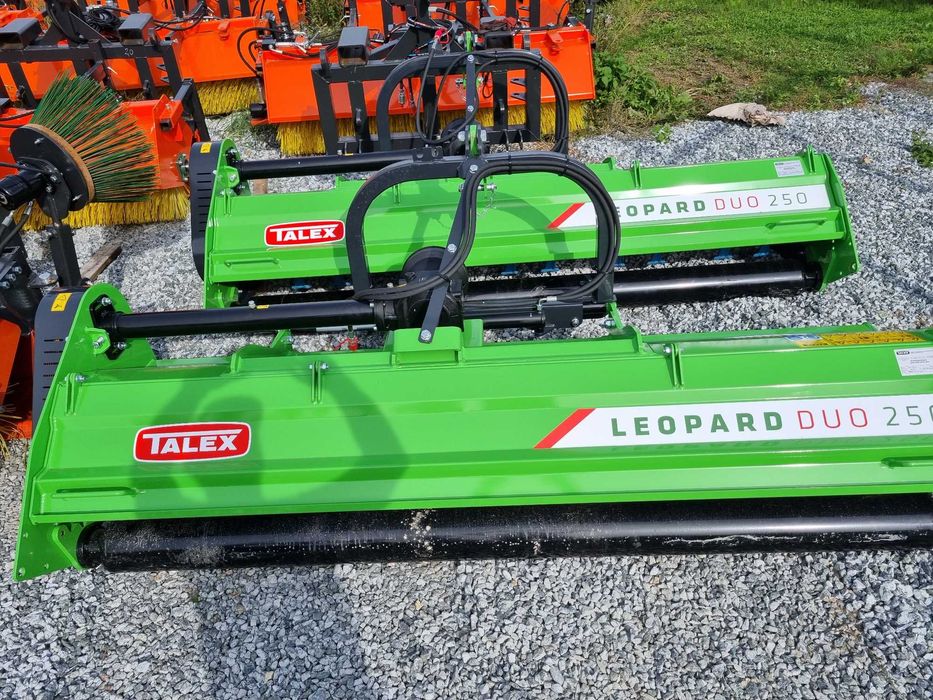 Talex Leopard DUO bijakowa mulczer Nowy 2,5m wał + młotki kosiarka 250 ...