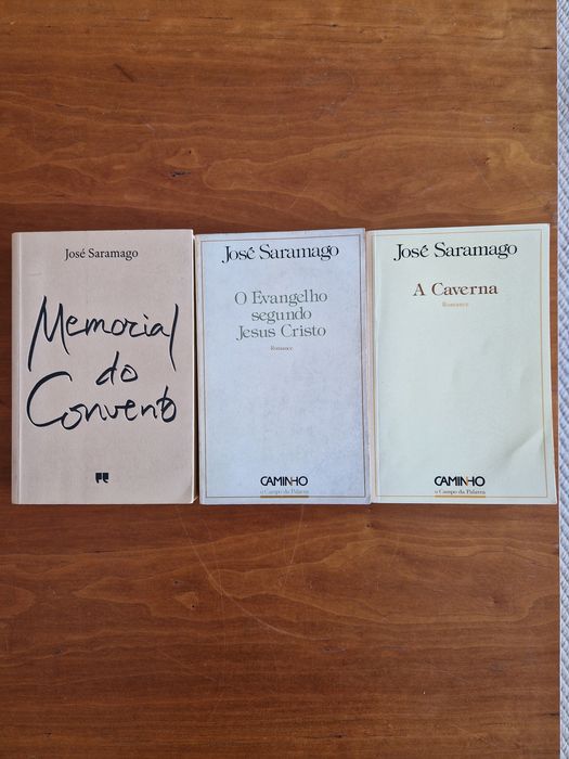 "Memorial do Convento" mais 2 livros de José Saramago Nogueiró E Tenões ...
