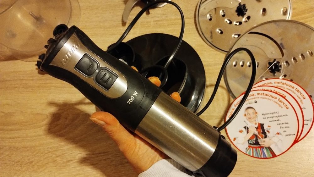 Części do Blendea ręcznego MPM MBL-11 700 W czarny Poznań Sołacz • OLX.pl