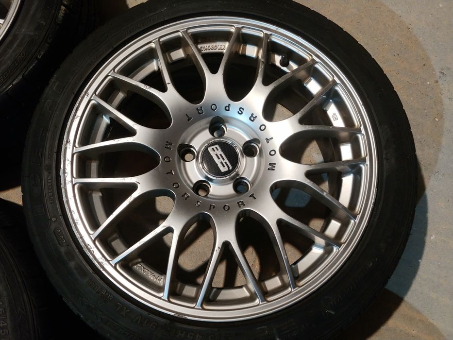 Koła alufelgi BBS Motorsport 17x17.5JJ 215 45 R17 opony zimowe 5x108 Wejherowo • OLX.pl