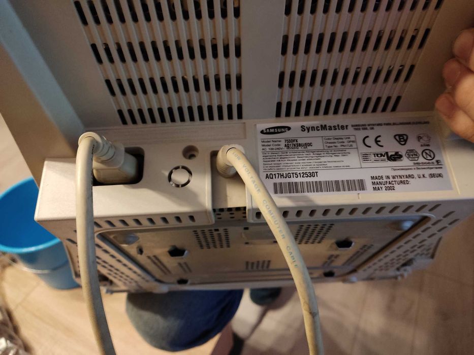 Retro Monitor CRT Samsung SyncMaster 753 DFX 17 Cali 1280x1024 Gdynia ...