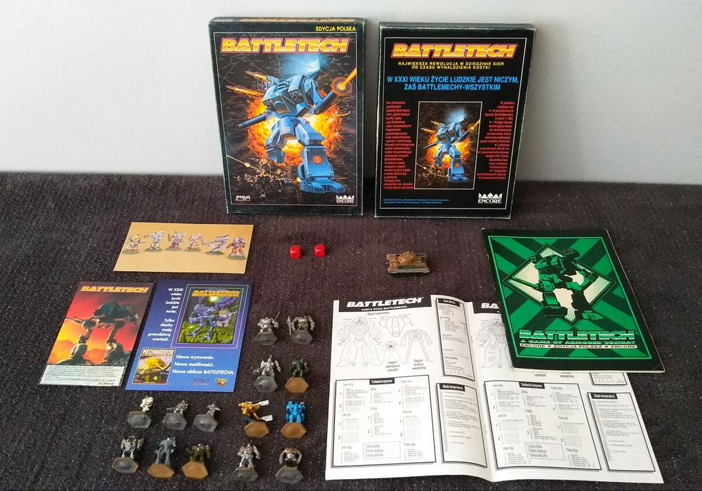 Battletech Gra Planszowa Lata 90 Edycja Polska Katowice Śródmieście ...
