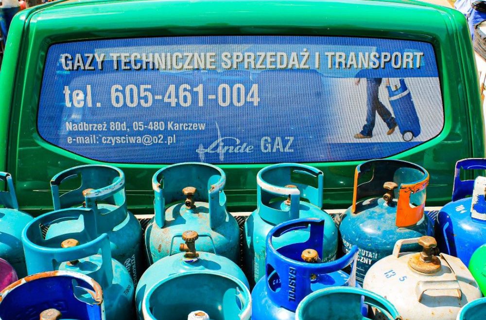 Małą Butla Gazu Technicznego - Powietrze 200 bar.+(Ważna Legalizacja ...