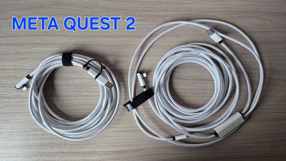 2x kabel 5m USB-C 3.0 Meta Quest 2 inne Wrocław Fabryczna • OLX.pl