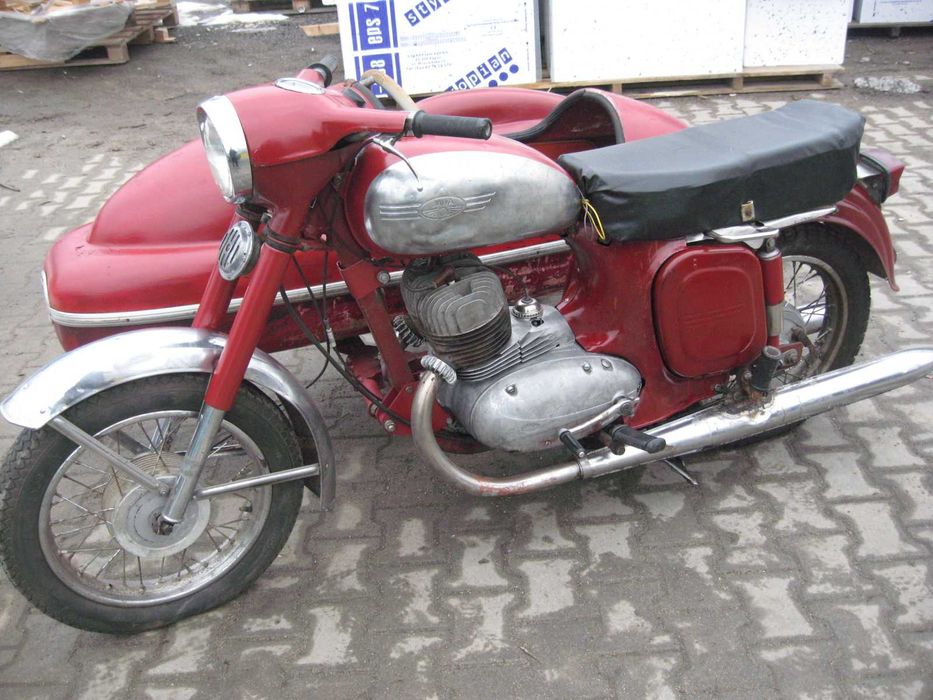 Jawa 350 z koszem velorex z dokumentami Lusowo • OLX.pl