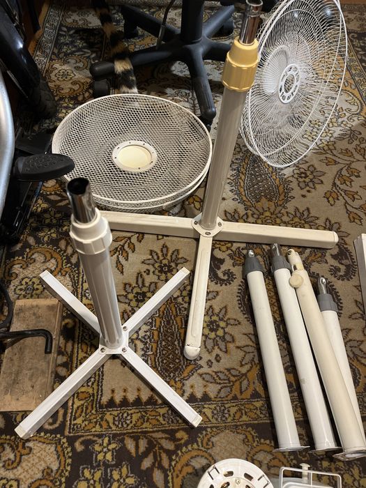 Вентилятор напольный (по деталям) подножка крестовина гайки лопасть: 50 ...