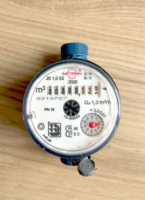 Metron Wodomierz Wody Zimnej 1/2" Przyłącz 3/4" 1,0m3 Legalizacja 2025 Radomsko • OLX.pl