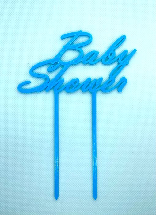 Topper Baby Shower | Druk 3D Łomża • OLX.pl