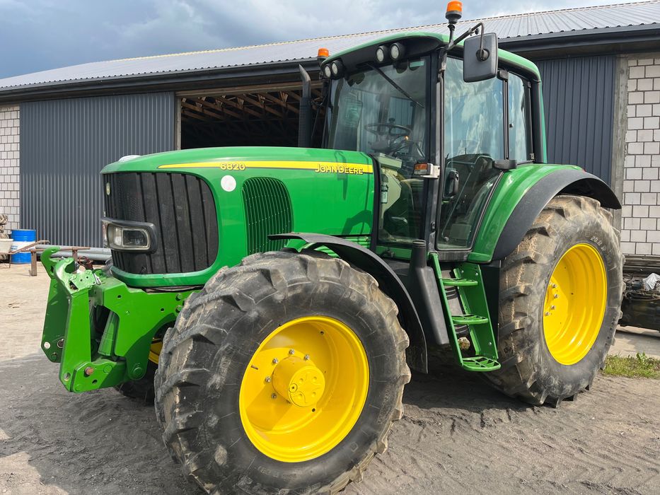 Ciagnik john deere 6820 stan bdb 7200 mtg pneumatyka 50km/h 6920 ...