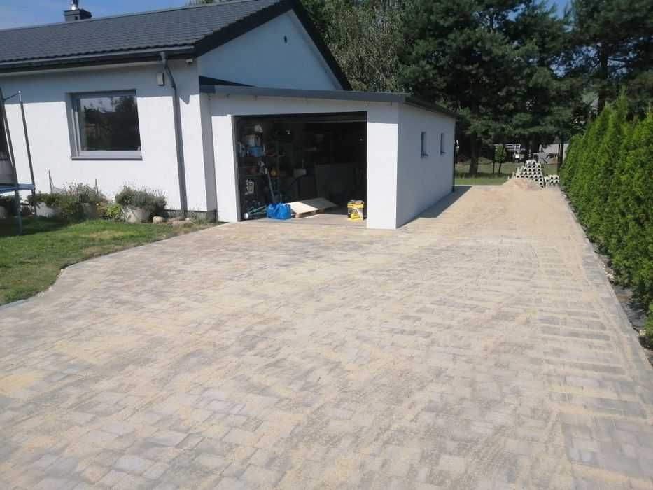 Układanie kostki brukowej brukarstwo usługi brukarskie Olsztyn • OLX.pl