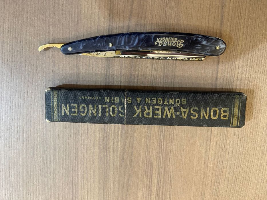 Небезпечна бритва опасная бритва Bonsa Werk Solingen Bontgen&Sabin: 4 800 грн. - Колекціонування ...