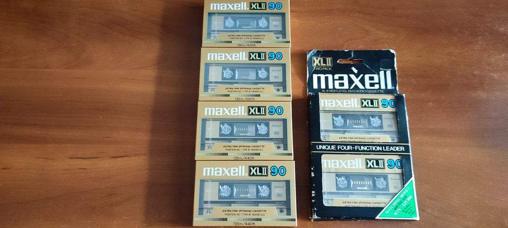 Аудиокассеты Maxell XL II 90 extra fine epitaxial 1985: 650 грн. - CD ...