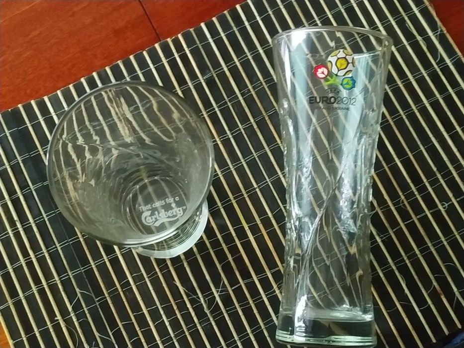 Пивні бокали кухлі гальби келихи стакани 0 3 0 5 1 л Coca Cola 100 грн Посуда кухонная