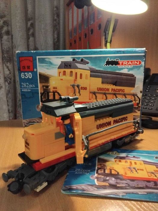 Конструктор Brick 630 ENLIGHTEN 6+/ Важкий вантажний локомотив: 429 грн ...