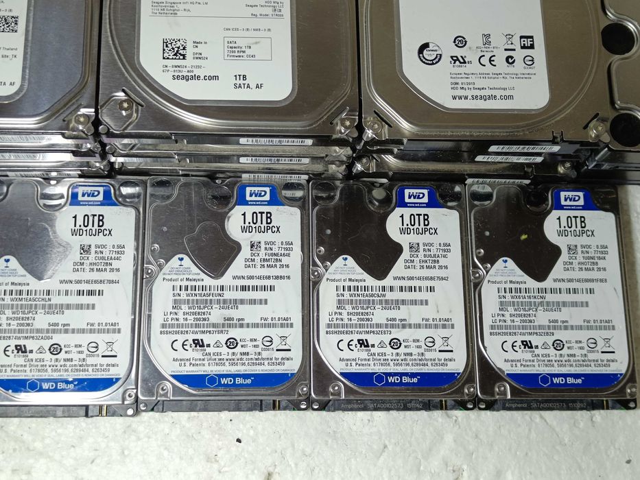 Хард диск HDD Seagate Western Digital WD 500GB 1TB 2TB 3TB 4TB 3.5 2.5 ...