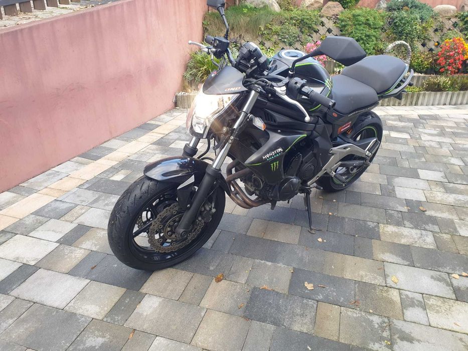 Kawasaki ER6N 35kw 650cm³ 2013 Nowe OC i przegląd 06/2025 Brenna • OLX.pl