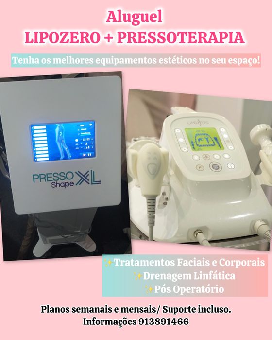 Aluguer de Máquina Lipozero + Pressoterapia Santo Tirso, Couto (Santa ...