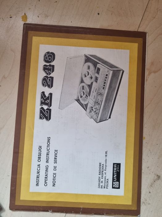 Magnetofon zk246 HiFi Unitra Diora Meluzyna DST 101 idealny Prl Ruda ...