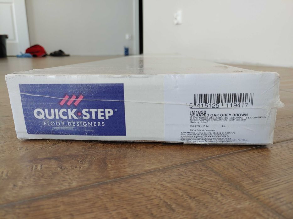 Panel podłogowy Quick Step IM1850 Dąb skrobany brązowy Leźno • OLX.pl