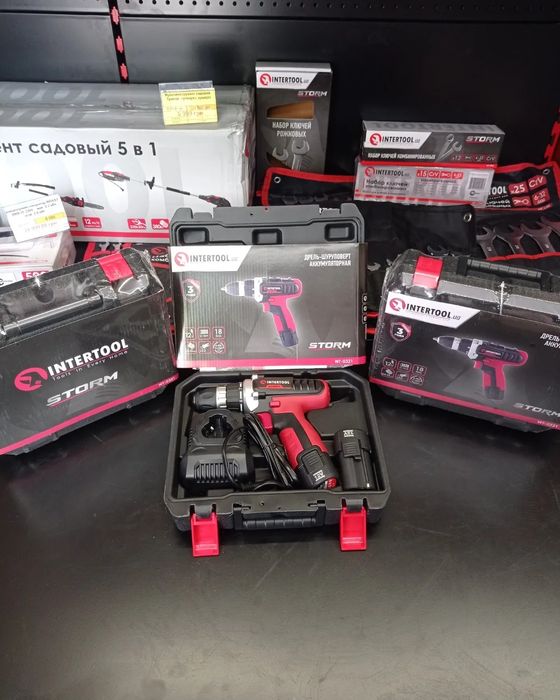 Шуруповерт акумуляторний, 12В. INTERTOOL WT-0321 Гарантія 3р.: 1 999 грн. - Електроінструмент ...