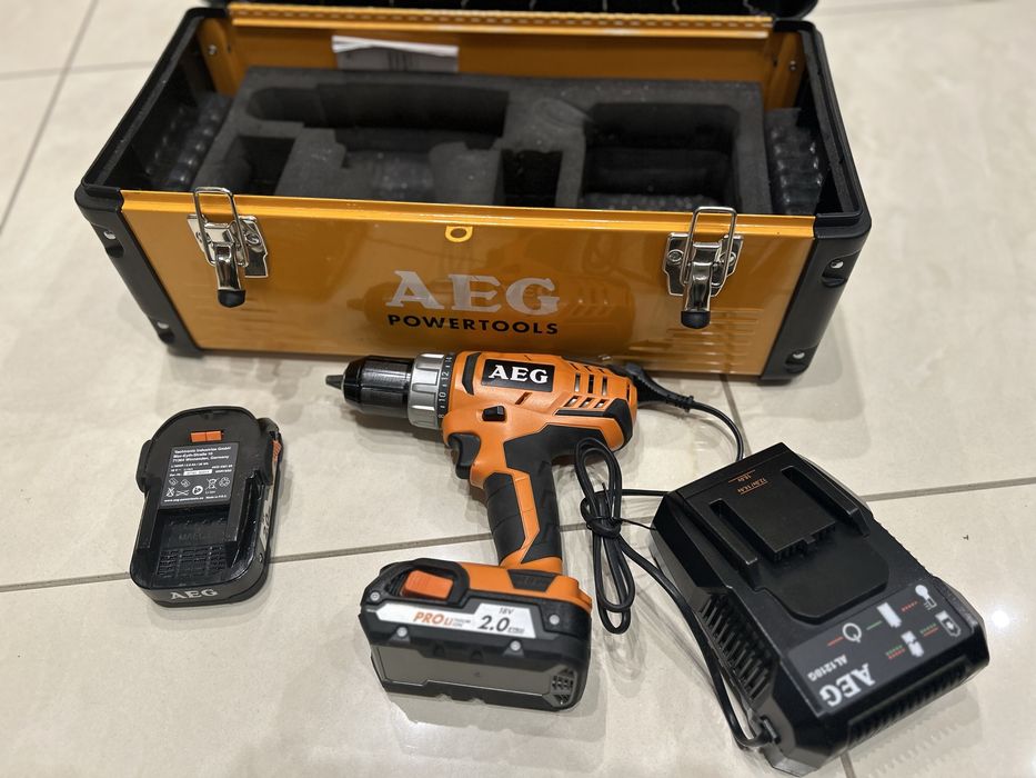 Wkretarka AEG BS 18C2 Warszawa Praga-Południe • OLX.pl