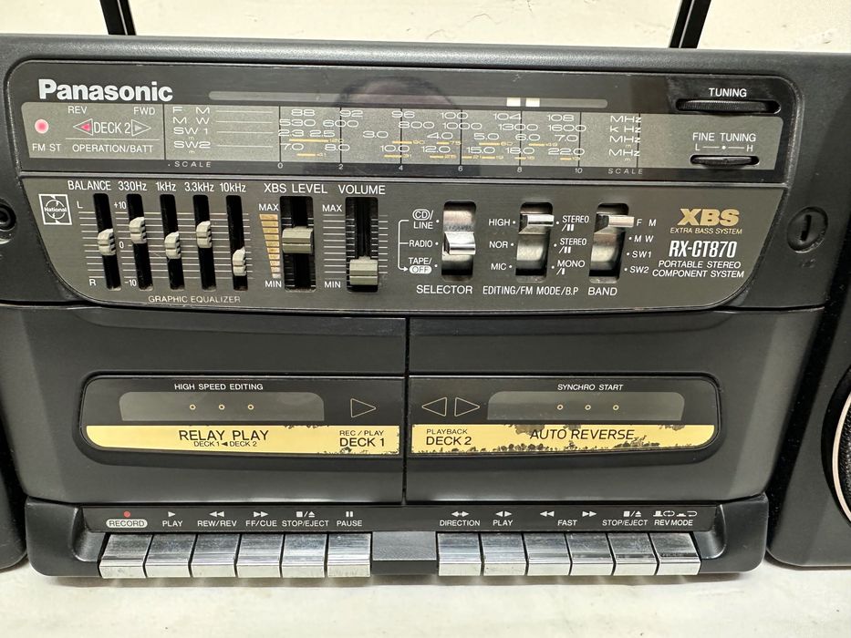Магнітола Panasonic RX-CT 870 Хороший звук!: 870 грн. - Магнітоли Хорол ...