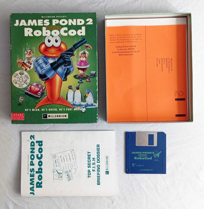 James Pond 2 Robocod Atari ST Big Box Eng Łódź Górna • OLX.pl