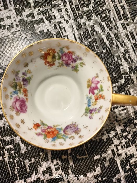 Filiżanka porcelanowa Sorau (Żary), C. & E. Carstens Jordanów Śląski ...