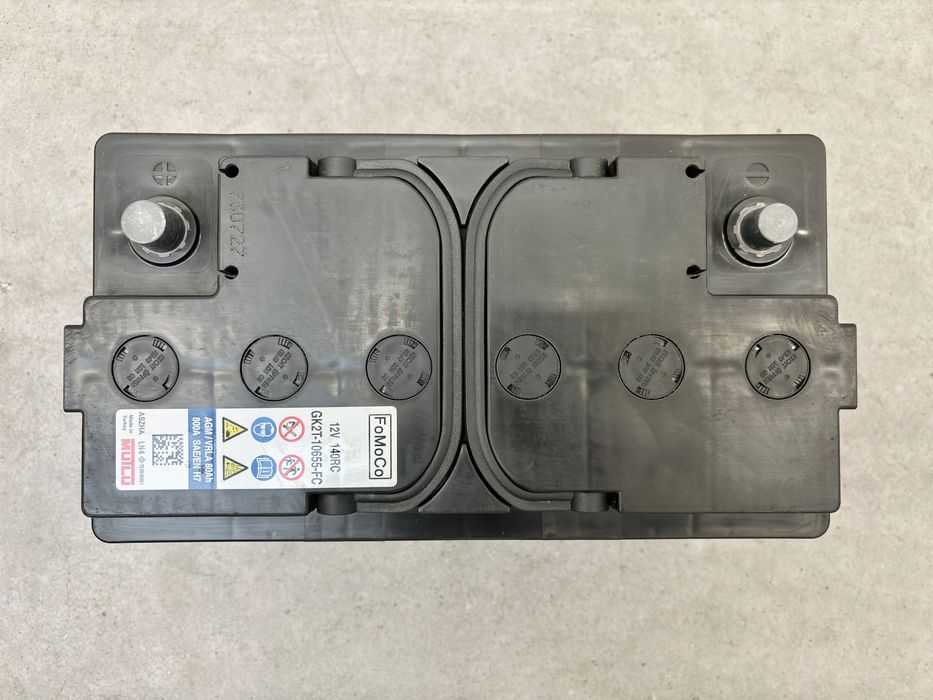 Nowy oryginalny akumulator FoMoCo Ford | AGM 80Ah 800A | Duża ilość ...